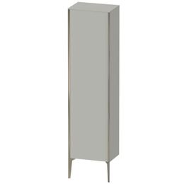 Duravit XViu Hochschrank XV1336LB107 50x36x177cm, champagner matt, T&uuml;r links, betongrau matt