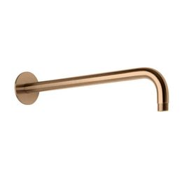 Herzbach Design iX PVD Wandarm 21.960450.1.39 Copper Steel, f&uuml;r Regenbrause, 450mm, mit Rosette d= 70mm