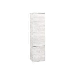 Villeroy & Boch Villeroy und Boch Venticello Hochschrank A95101E8 40,4 x 154,6 x 37,2 cm, links, Griff Chrom, White Wood