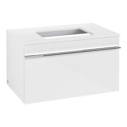 Villeroy & Boch Villeroy und Boch Venticello Waschtisch-Unterschrank A94501DH 75,7 x 43,6 x 50,2 cm, Griff Chrom, Glossy White