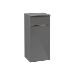 Villeroy & Boch Villeroy und Boch Venticello Seitenschrank A95015FP 40,4 x 86,6 x 37,2 cm, Anschlag rechts, Griff Copper, Glossy Grey
