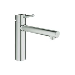 Grohe Spültischarmatur Concetto 31128DC1 mittelhoher Auslauf, supersteel