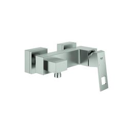 Grohe Eurocube Brausearmatur 23145DC0 supersteel, Wandmontage