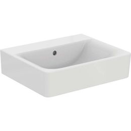 Ideal Standard Connect Cube Waschtisch E8111MA ohne Hahnloch, mit &Uuml;berlauf, 55 x 46 cm, wei&szlig; Ideal Plus