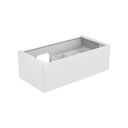 KEUCO Edition 11 Waschtischunterschrank 31253390100 105 x 35 x 53,5 cm, mit LED-Beleuchtung, Strukturlack Anthrazit