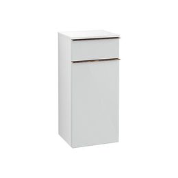 Villeroy & Boch Villeroy und Boch Venticello Seitenschrank A95015RE 40,4 x 86,6 x 37,2 cm, Anschlag rechts, Griff Copper, Glass Glossy White