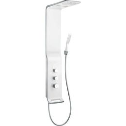 Hansgrohe Raindance Lift Duschpaneel 27008400 chrom/wei&szlig;, Aufputz, mit Stabhandbrause