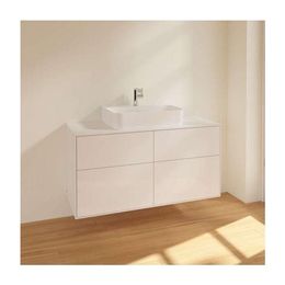 Villeroy & Boch Villeroy & Boch Finion Unterschrank F13100GF 4 Ausz&uuml;ge, 1200 x 603 x 501 mm, Glossy White Lacquer / Glass White Matt