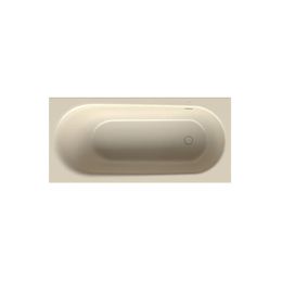 Bette BetteComodo Badewanne 1643-006 170x80x45cm, &Uuml;berlauf hinten, Fu&szlig;ende rechts, jasmin