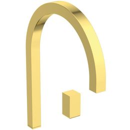 Ideal Standard Solos Waschtischarmatur A7831A2 hoher Auslauf, ohne Ablaufgarnitur, brushed gold