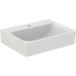 Ideal Standard Connect Cube Waschtisch E8103MA mit Hahnloch, ohne &Uuml;berlauf, 60 x 46 cm, wei&szlig; Ideal Plus