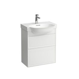 Laufen The new classic Waschtisch-Unterbau H4060320856281 57,5x67,5x31,5cm, 2 Schubladen, geschw&auml;rzte Eiche