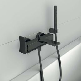 Ideal Standard Conca Wannenarmatur BC763A5 Aufputz, mit Brause-Set, Magnetic Grey