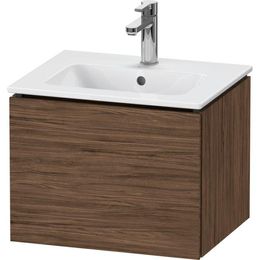 Duravit L-Cube Waschtisch-Unterschrank LC611802121 52x39,1x40cm, 1 Auszug, wandh&auml;ngend, nussbaum dunkel