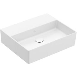 Villeroy & Boch Villeroy & Boch Memento 2.0 Waschtisch 4A225FRW 50 x 42 cm, Stone White C-plus, ohne Hahnloch, ohne &Uuml;berlauf