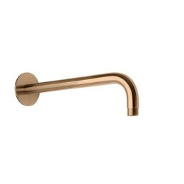 Herzbach Design iX PVD Wandarm 21.960350.1.39 Copper Steel, f&uuml;r Regenbrause, 350mm, mit Rosette d= 70mm