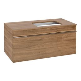Villeroy & Boch Villeroy und Boch Venticello Waschtisch-Unterschrank A94801RH 95,7x43,6x50,2cm, Waschtisch rechts, Griff Chrom, Kansas Oak