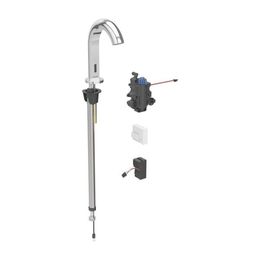 Geberit Piave Infrarot-Waschtischarmatur 116187211 mit Thermostatmischer, Standmontage, Netzbetrieb, UP-Funktionsbox, hochglanz-verchromt