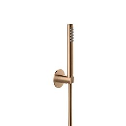 Herzbach Design iX PVD Wannenset 21.914100.1.39 Copper Steel, mit Konushalter, Brauseschlauch 1.600mm