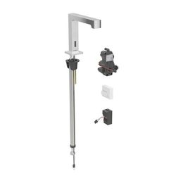Geberit Brenta Infrarot-Waschtischarmatur 116192211 Standmontage, Netzbetrieb, UP-Funktionsbox, hochglanz-verchromt, mit Mischer