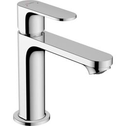 Hansgrohe Rebris S 110 Waschtischarmatur 72517000 EcoSmart, mit Zugstangen-Ablaufgarnitur, chrom