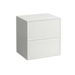 Laufen The new classic Schubladenelement/Sideboard H4060060856281 57,5x60x45,5cm, 2 Schubladen, Sideboard ohne Ausschnitt, geschw&auml;rzte Eiche