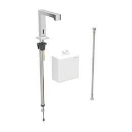 Geberit Brenta Infrarot-Waschtischarmatur 116175211 Standmontage, Generatorbetrieb, AP-Funktionsbox, hochglanz-verchromt, ohne Mischer