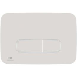 Ideal Standard Oleas WC-Bet&auml;tigungsplatte R0124AC 241x8,5x165mm, pneumatisch, wei&szlig;