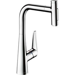 Hansgrohe Talis K&uuml;chenarmatur 72823000 chrom, Ausziehbrause, 2jet