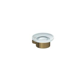 Kludi VELA R Seifenschale 58985N1 transparentes Glas Brushed Bronze