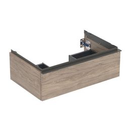 Geberit iCon Waschtisch-Unterschrank 502311JR1 74x24,7x47,6cm, nussbaum/Griff lava matt