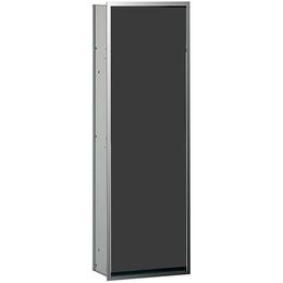 Emco Asis Modul 300 Schrankmodul 977027963 chrom/schwarz, Glast&uuml;r, Unterputzmodell