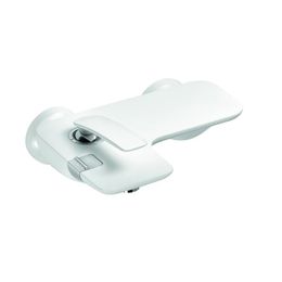 Kludi Balance White Wannenarmatur 524459175 Aufputz, chrom/wei&szlig;
