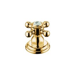 Kludi 1926 Seitenventil 518174520 Standmontage, Markierung: Cold, vergoldet
