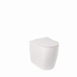Kludi RESA R Spiralflush-Stand-WC 23WCB0443 55 cm, Universalf&ouml;rmiger Abfluss Wei&szlig; gl&auml;nzend