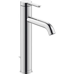 Duravit C.1 L Waschtischarmatur C11030001010 chrom, mit Ablaufgarnitur, Ausladung 136mm