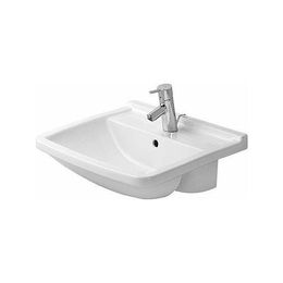 Duravit Starck 3 Halbeinbauwaschtisch 0310550000 55 x 46 cm, weiss, f&uuml;r Einbau von oben