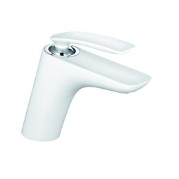 Kludi Balance White Waschtischarmatur 520269175 chrom/wei&szlig;, ohne Ablaufgarnitur