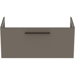 Ideal Standard i.life B M&ouml;beldoppelwaschtisch-Unterschrank T5275NG 1 Auszug, 100 x 50,5 x 44 cm, quarzgrau matt