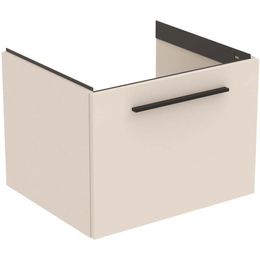 Ideal Standard i.life B M&ouml;beldoppelwaschtisch-Unterschrank T5269NV 1 Auszug, 60 x 50,5 x 44 cm, carbongrau matt
