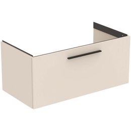 Ideal Standard i.life B M&ouml;beldoppelwaschtisch-Unterschrank T5275NF 1 Auszug, 100 x 50,5 x 44 cm, sandbeige matt