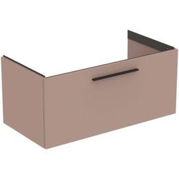 Ideal Standard i.life B M&ouml;beldoppelwaschtisch-Unterschrank T5275NH 1 Auszug, 100 x 50,5 x 44 cm, greige matt