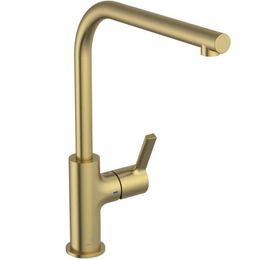Ideal Standard Gusto K&uuml;chenarmatur BD418A2 brushed gold, mit Rohrauslauf