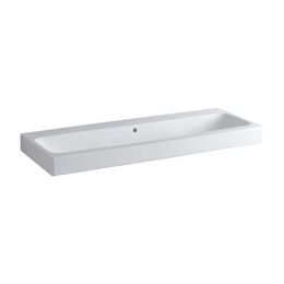 Geberit iCon Waschtisch 124025600 120 x 48,5 cm, ohne Hahnloch, wei&szlig; KeraTect, mit &Uuml;berlauf