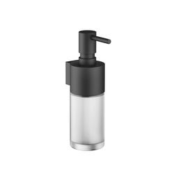 Dornbracht Spender 83435970-33 Wandmodell, Flasche aus Kristallglas, matt, Schwarz matt