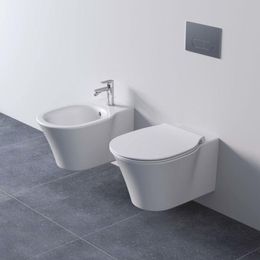 Ideal Standard Connect Air Wand-Bidet E233501 mit Hahnloch, 36 x 54 cm, weiß