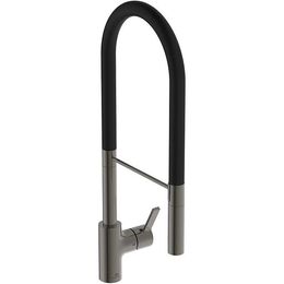 Ideal Standard Gusto K&uuml;chenarmatur BD421A5 magnetic grey, mit 2-Funktionshandbrause aus Metall