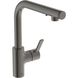 Ideal Standard Gusto Wand-K&uuml;chenarmatur A7817A5 magnetic grey, mit Sensor-Fl&uuml;ssigseifenspender, Bausatz 2