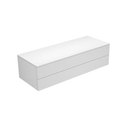 KEUCO Edition 400 Sideboard 31762750000 140x38,2x53,5cm, 2 Ausz&uuml;ge, wei&szlig;/cashmere