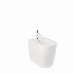 Kludi RESA R Stand-Tiefsp&uuml;l-Bidet 23BIB0243 55 cm verdeckte Befestigungen Wei&szlig; gl&auml;nzend